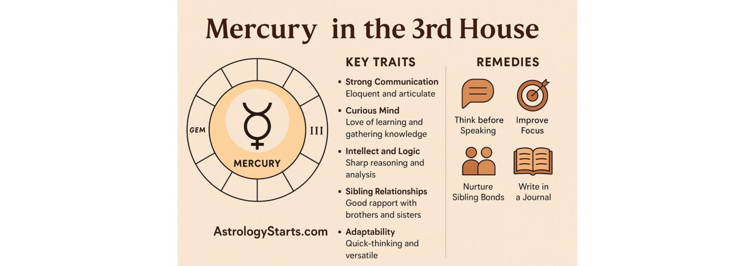 3rd House in astrology: Deep guidance of communication